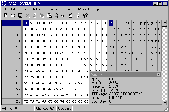 XVI32 (Hex Editor) :: Tools - ToolWar | Information Security (InfoSec ...