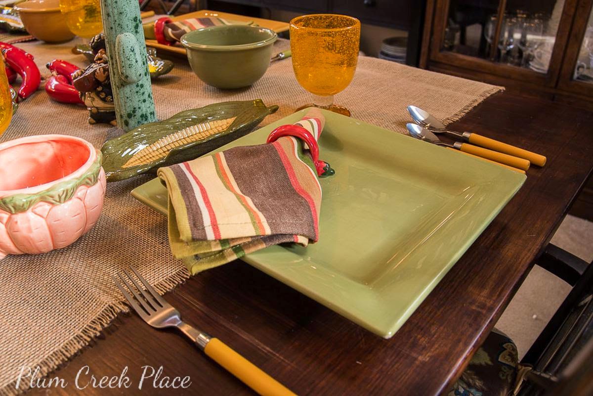 Plum Creek Place: Birthdays And Other Milestones - A Fiesta Tablescape