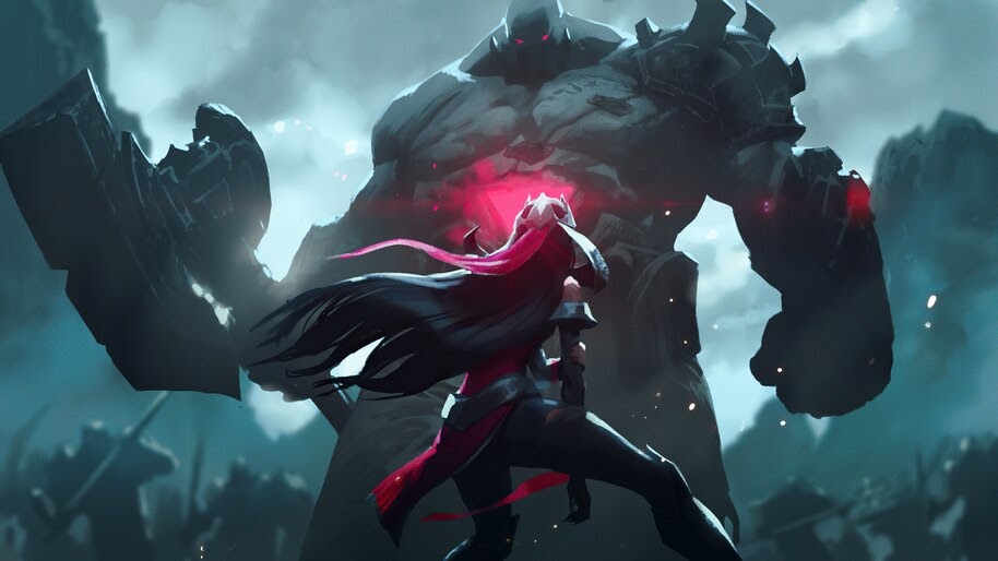 Irelia vs Sion, LoL, 4K, #5.1840 Wallpaper Irelia vs Sion, LoL, 4K, #5.1840 Wallpaper