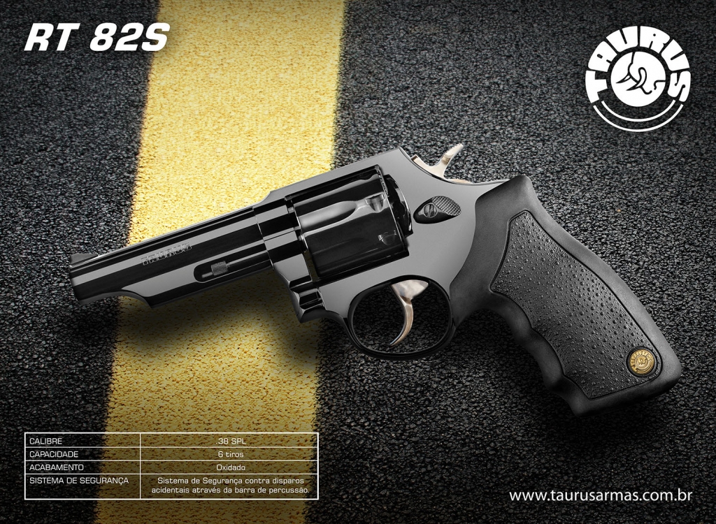 ARMAS DE CALIBRES PERMITIDOS: REVOLVER TAURUS 82s 4" R$ 2.700 ( A ...