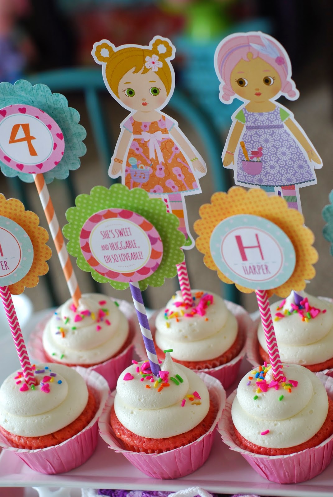 Sweet Cheeks Tasty Treats: {Mooshka Tea Party} Harper's 4th Birthday!