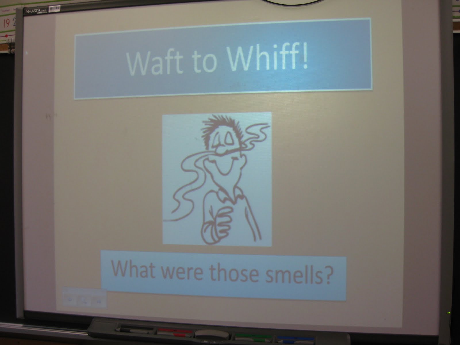 Miss Minton's Classroom Blog: Waft to Whiff!