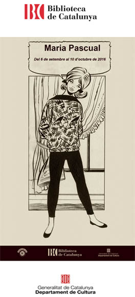 ComiCat: Exposició de Maria Pascual a la Biblioteca de Catalunya