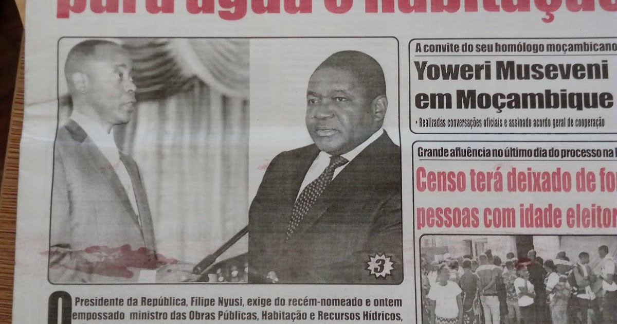 NANDI IWE!: JOAO OSVALDO MACHATINE NOMEADO MINISTRO DAS OBRAS PÚBLICAS ...