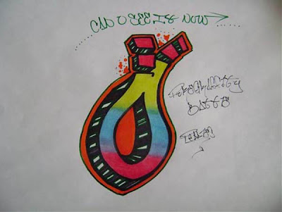 Step by Step How to Make Graffiti Letter O || Graffiti Tutorial