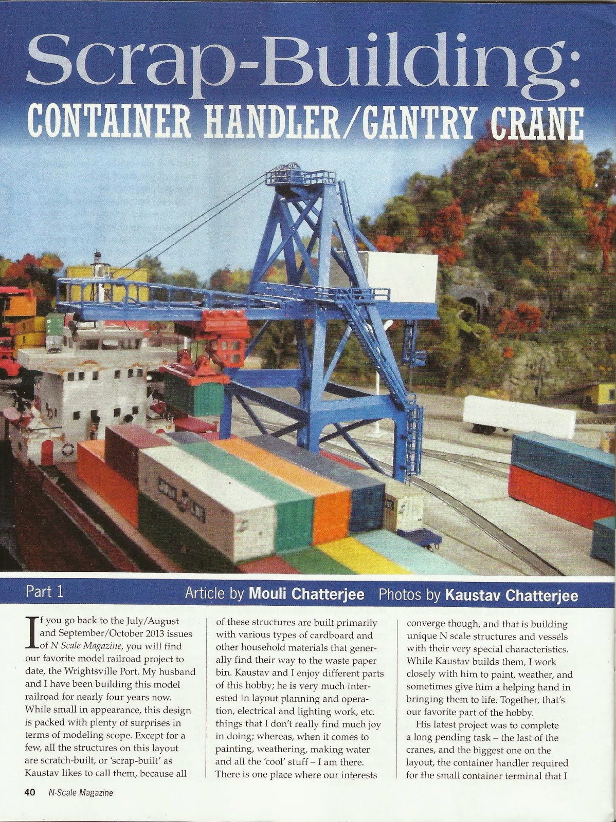 Wrightsville Port: N-Scale Waterfront Layout: Our 2nd Article in N ...