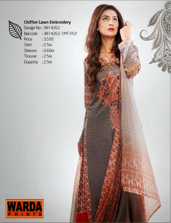 Warda Vol-2 - Warda Designer Summer-Spring Collection 2014 Volume-2 ...