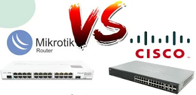 Perbedaan router mikrotik dengan router Cisco | Server Networking
