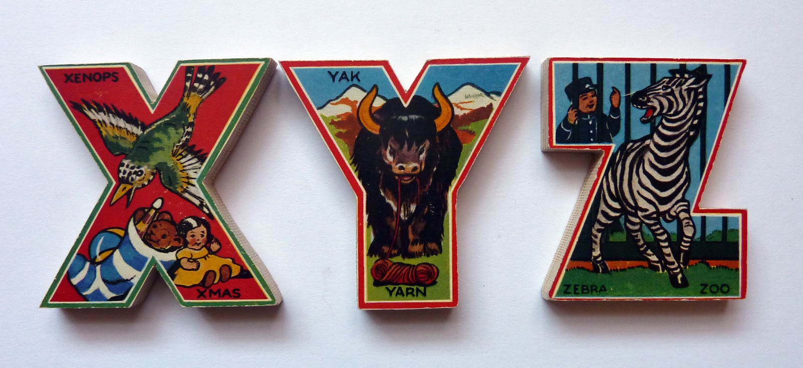 turning pages: Vintage animal alphabet