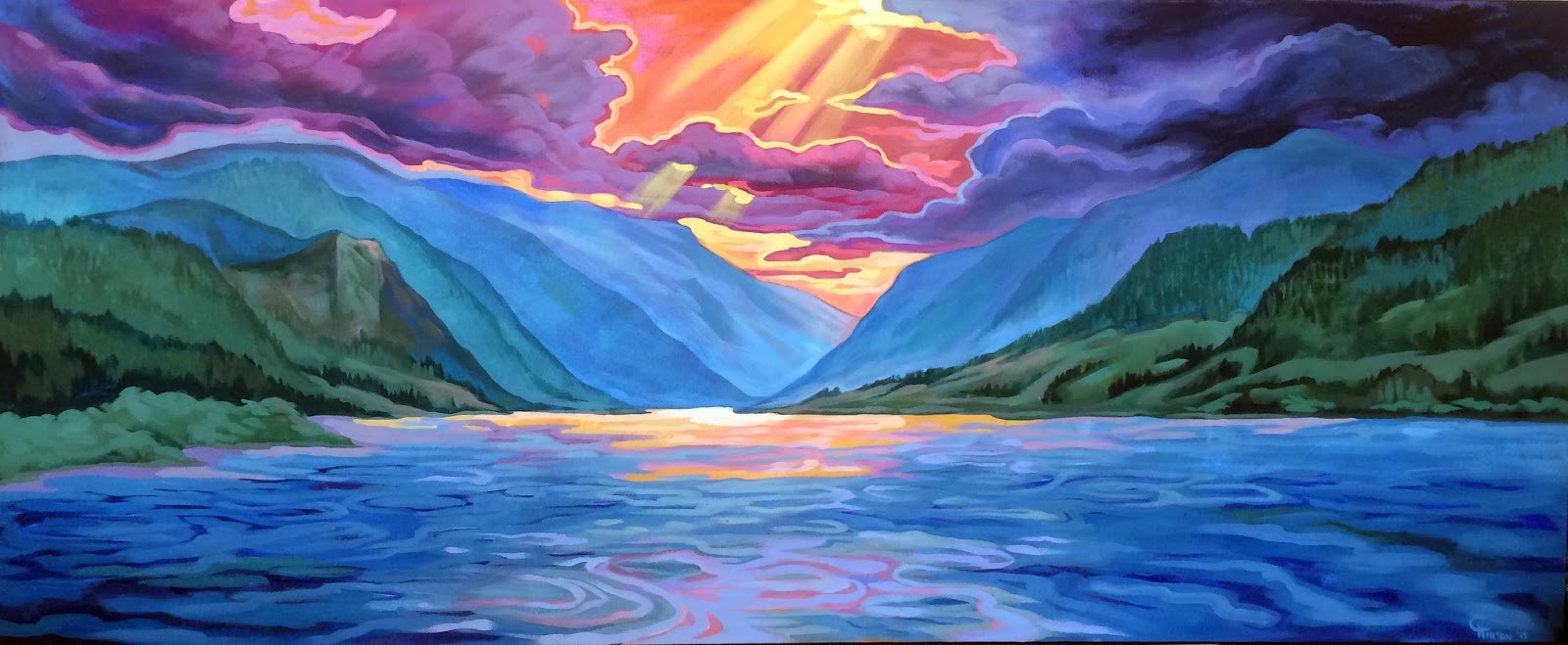 The Talking Walls: Columbia River Gorge Painting
