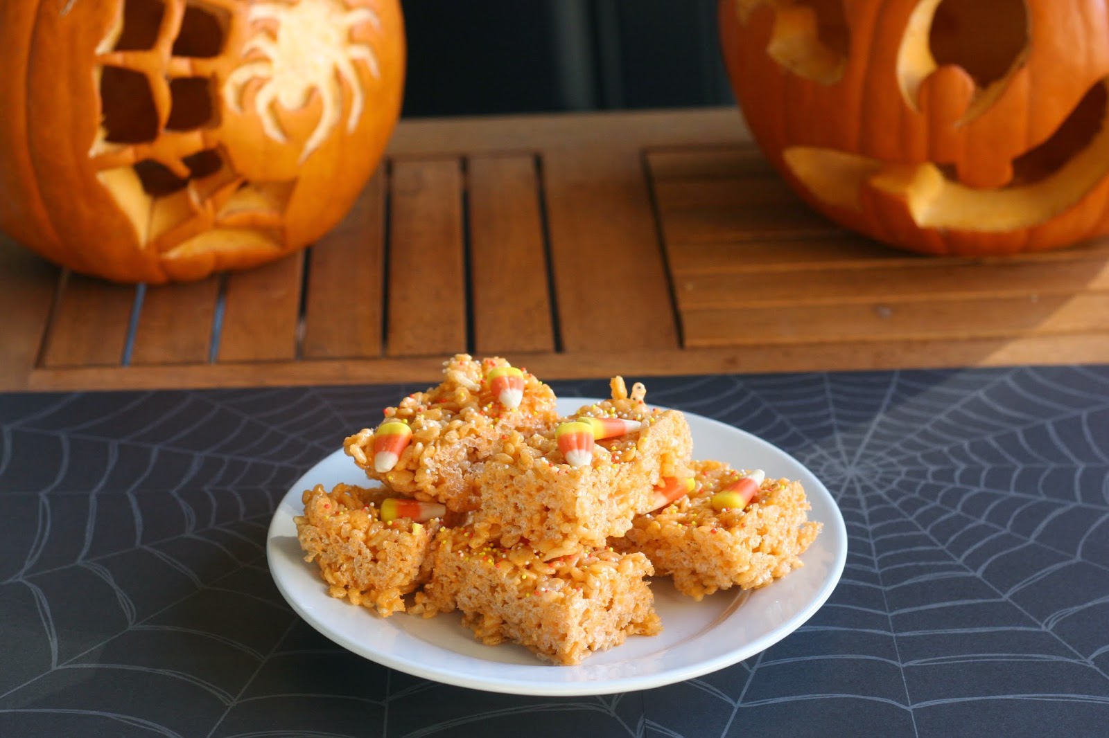 Monster Mash Monday - Candy Corn Marshmallow Treats