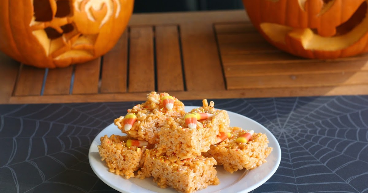 Monster Mash Monday - Candy Corn Marshmallow Treats