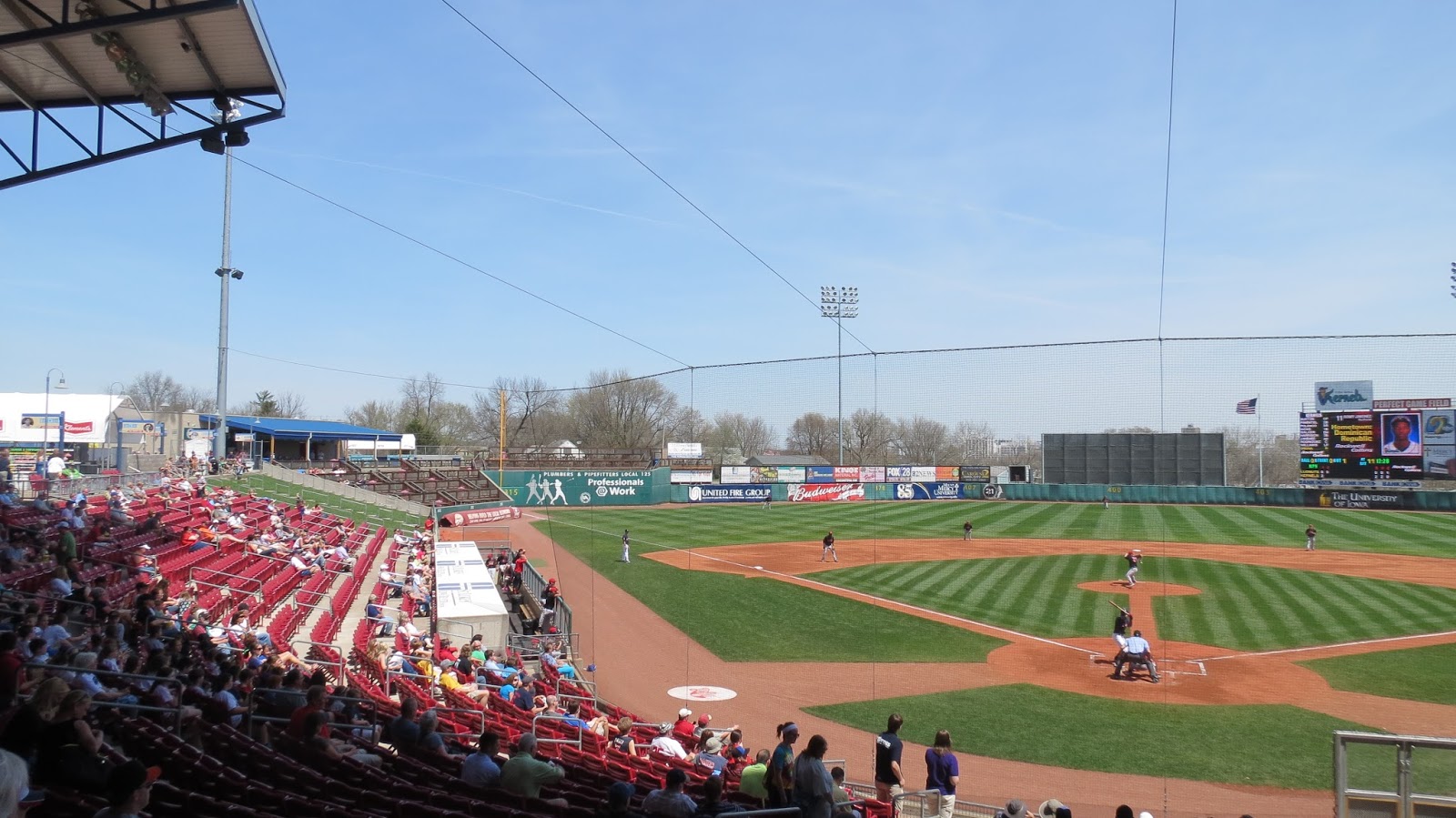 Diamond Visits: New Veterans Memorial Stadium - Cedar Rapids, Iowa ...