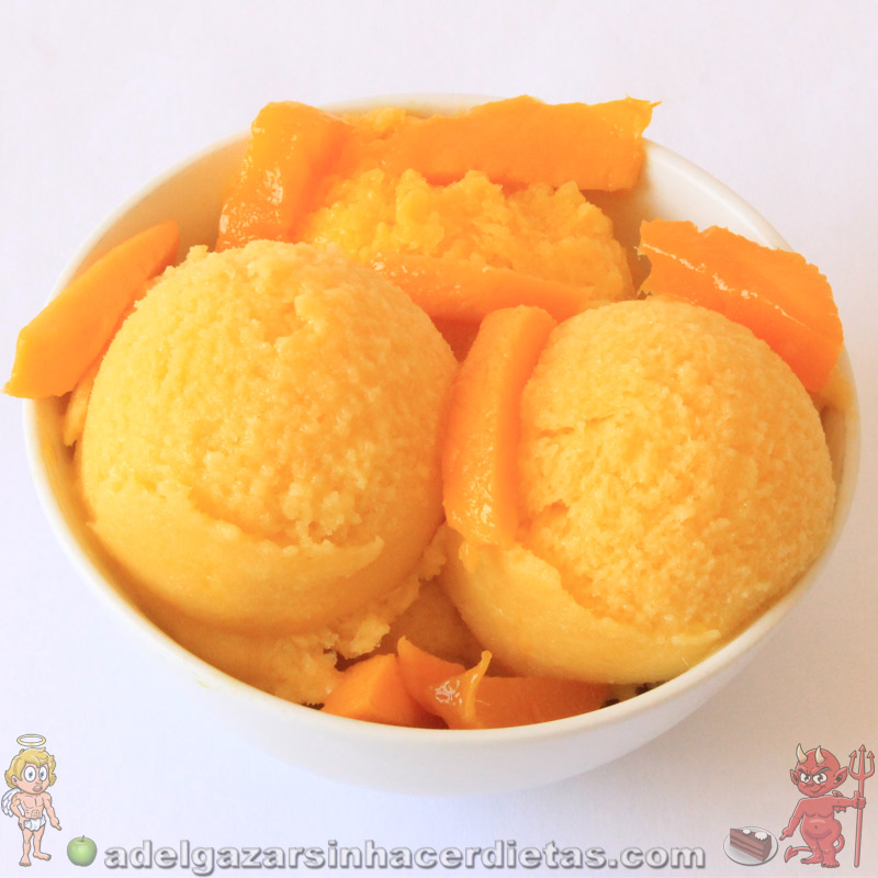 Helado de mango - Adelgazar sin hacer dietas | Recetas de cocina ...