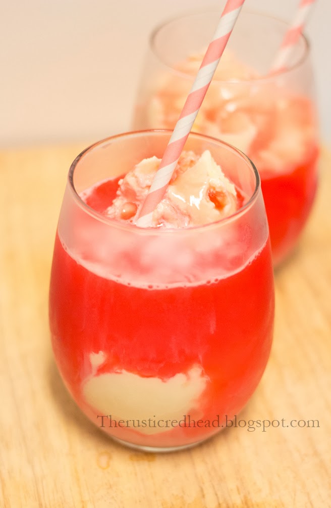 THE RUSTIC REDHEAD: The Secret To A Big Red Float