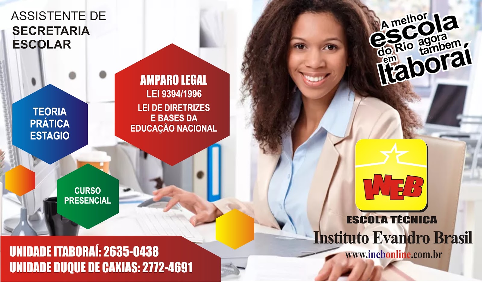 INSTITUTO EVANDRO BRASIL: Curso Assistente de Secretaria Escolar