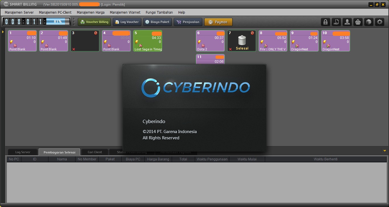 Cara Akses Menu Administrator Cyberindo Billing dan Smart Billing