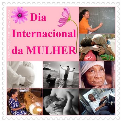 Joana e a flor: Dia Internacional da Mulher