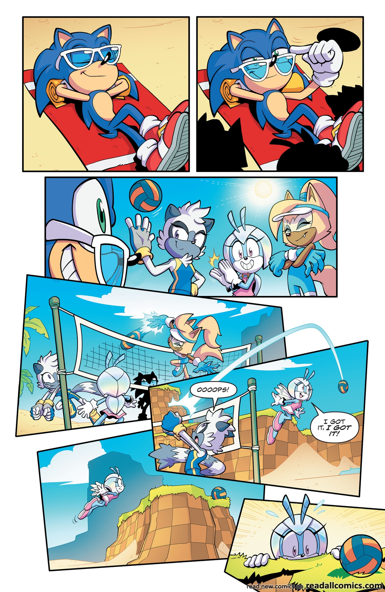 Idw Endless Summer Sonic The Hedgehog 001 2023 Readallcomics