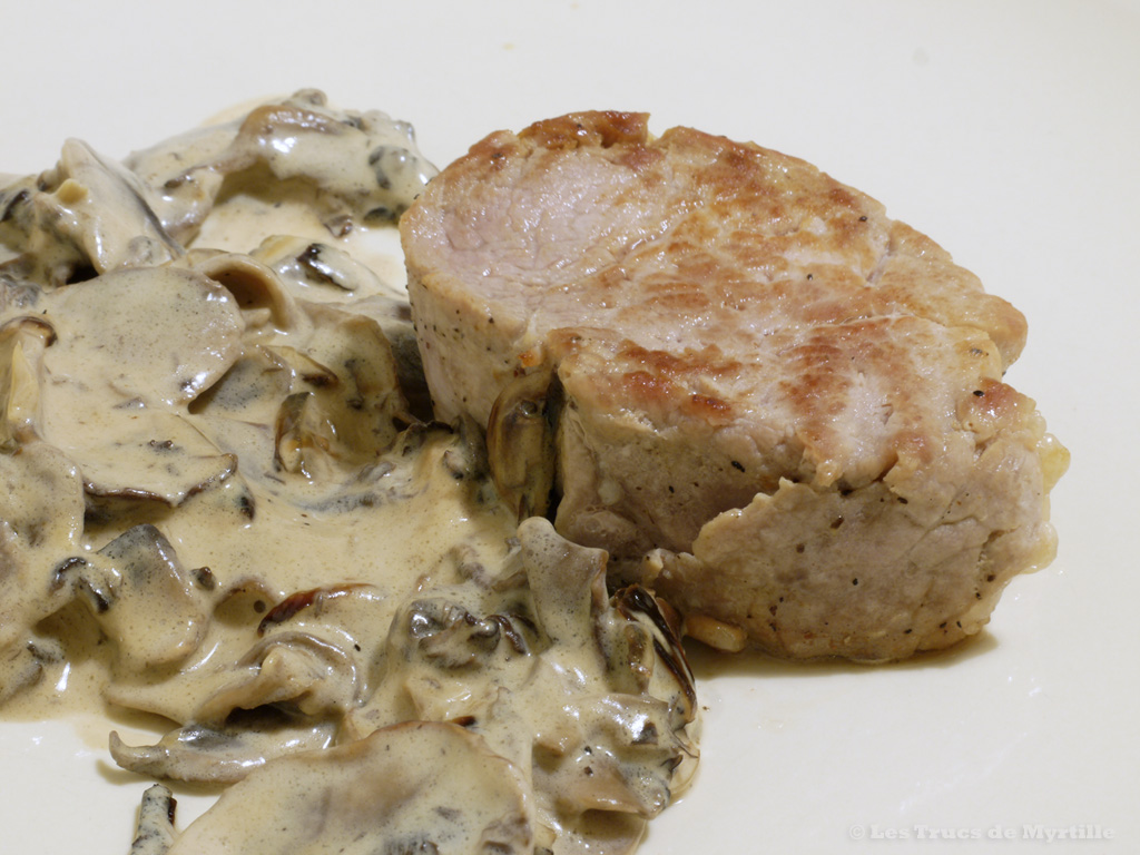 La Cuisine de Myrtille: Filet mignon de porc aux champignons