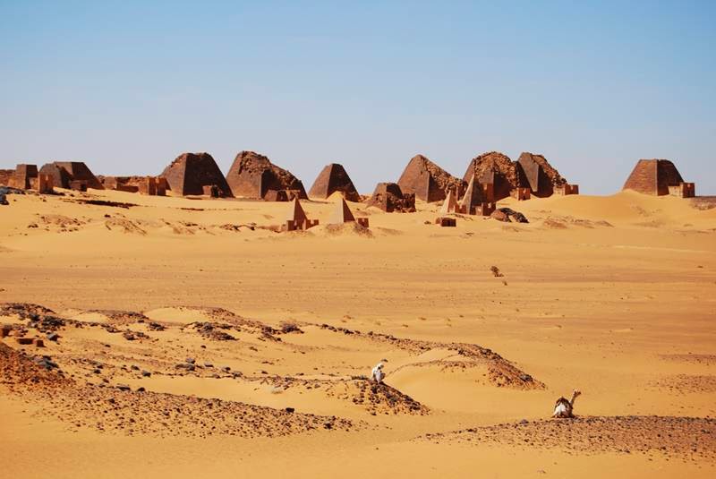 Pyramids of Nubia in North Sudan