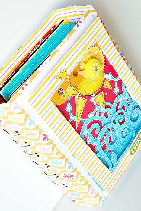 Hello Summer Shadow Box Mini - Hydrangea Hippo by Jennifer Priest