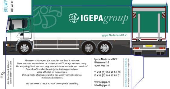 SP. Papel Modelismo: PaperCraft Caminão Scania - Paper Truck - Igepa Group