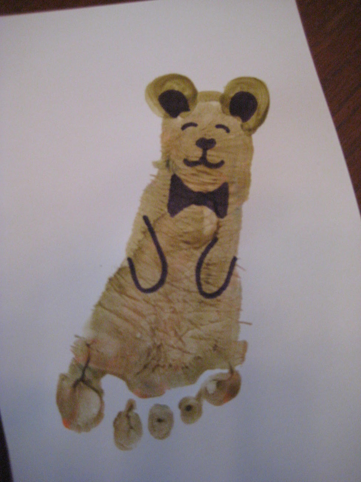 Stitches 'n Glitches: Footprint Crafts