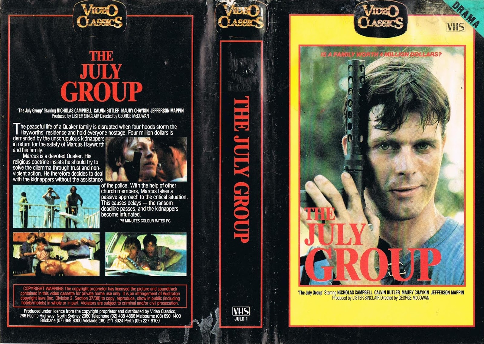 Australian VHS Covers: Video Classics Collection