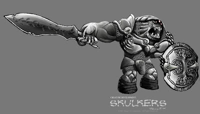 Thomas Perkins: Vintage Portfolio Work: Skulker Creature Development...