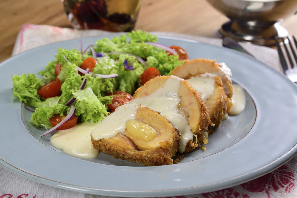 NOTICIAS TEZIUTLAN INFORMA: POLLO CORDON BLUE HORNEADA, RECETA SALUDABLE