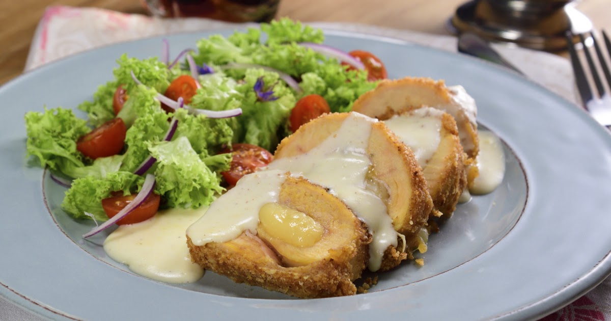 NOTICIAS TEZIUTLAN INFORMA: POLLO CORDON BLUE HORNEADA, RECETA SALUDABLE