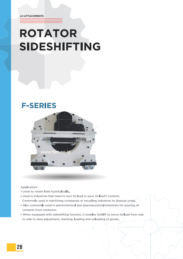Rotator Side Shifting F- Series ~ PT TRAKTOR KARYA NUSA