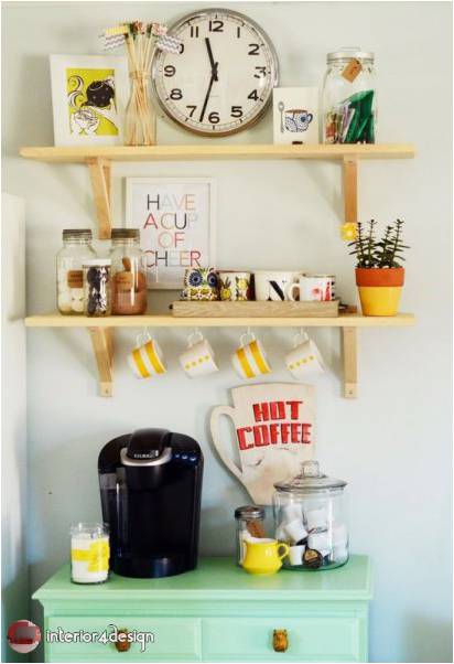 20 Coffee Corner Design Ideas At Home That You'll Love - Interior4desigN