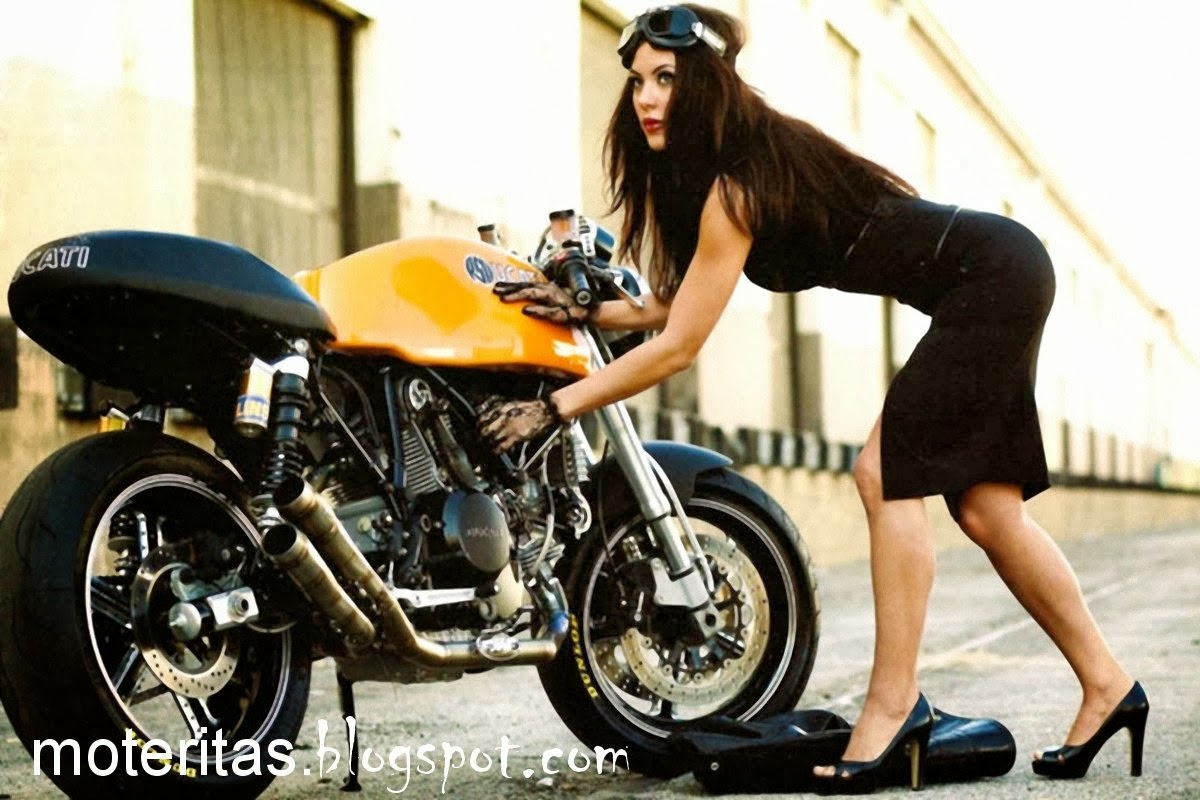 Motos Y Mujeres Resolución Hd Café Racer And Babes