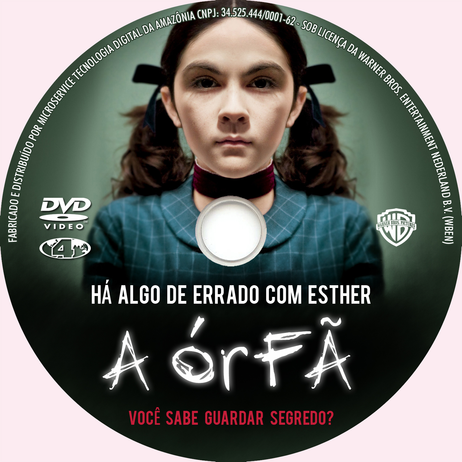ULTIMATE CAPAS: A Órfã - Capa + label