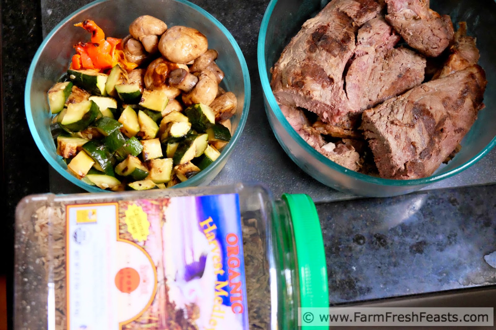 Farm Fresh Feasts: Grilled Steak & Vegetable Wild Rice Salad
