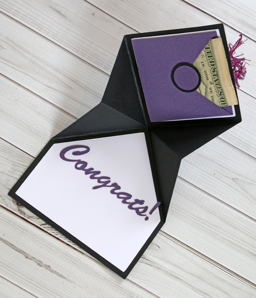 Taylor Stamped: Grad Cap Card