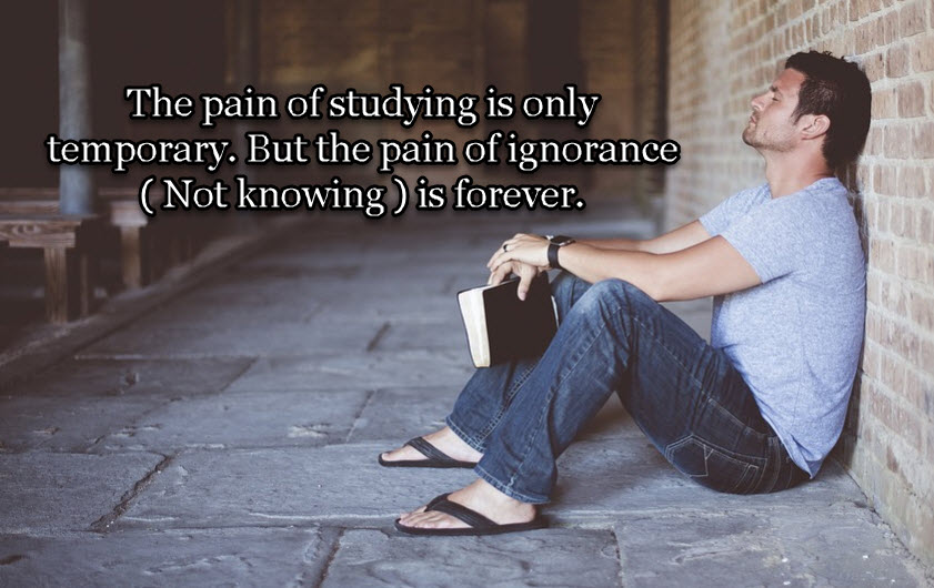 The pain of studying - Staying Alive is Not Enough