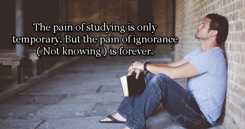 The pain of studying - Staying Alive is Not Enough