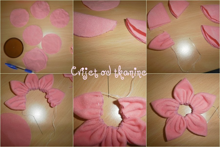 Kreacije i improvizacije: Cvjetovi od tkanine