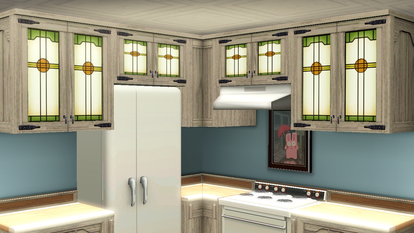 My Sims 3 Blog: 5 Maxis Match Kitchen Cabinets by Omega Star