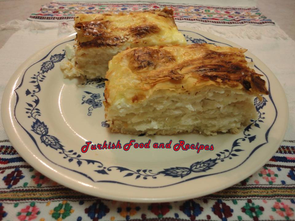 Turkish Food & Recipes: Banitsa (Bulgarian Cheese Pie)