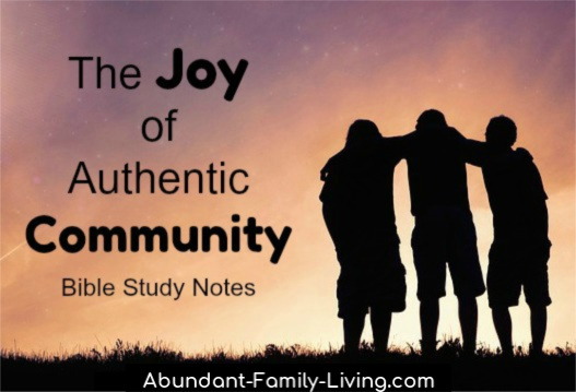 Abundant Family Living: The Joy of Authentic Community