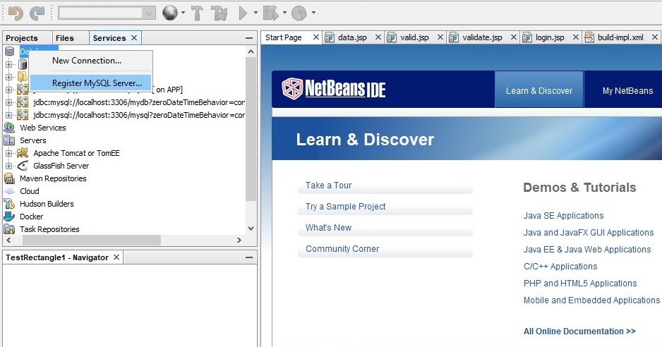 Connection steps of JSP with MYSQL Server