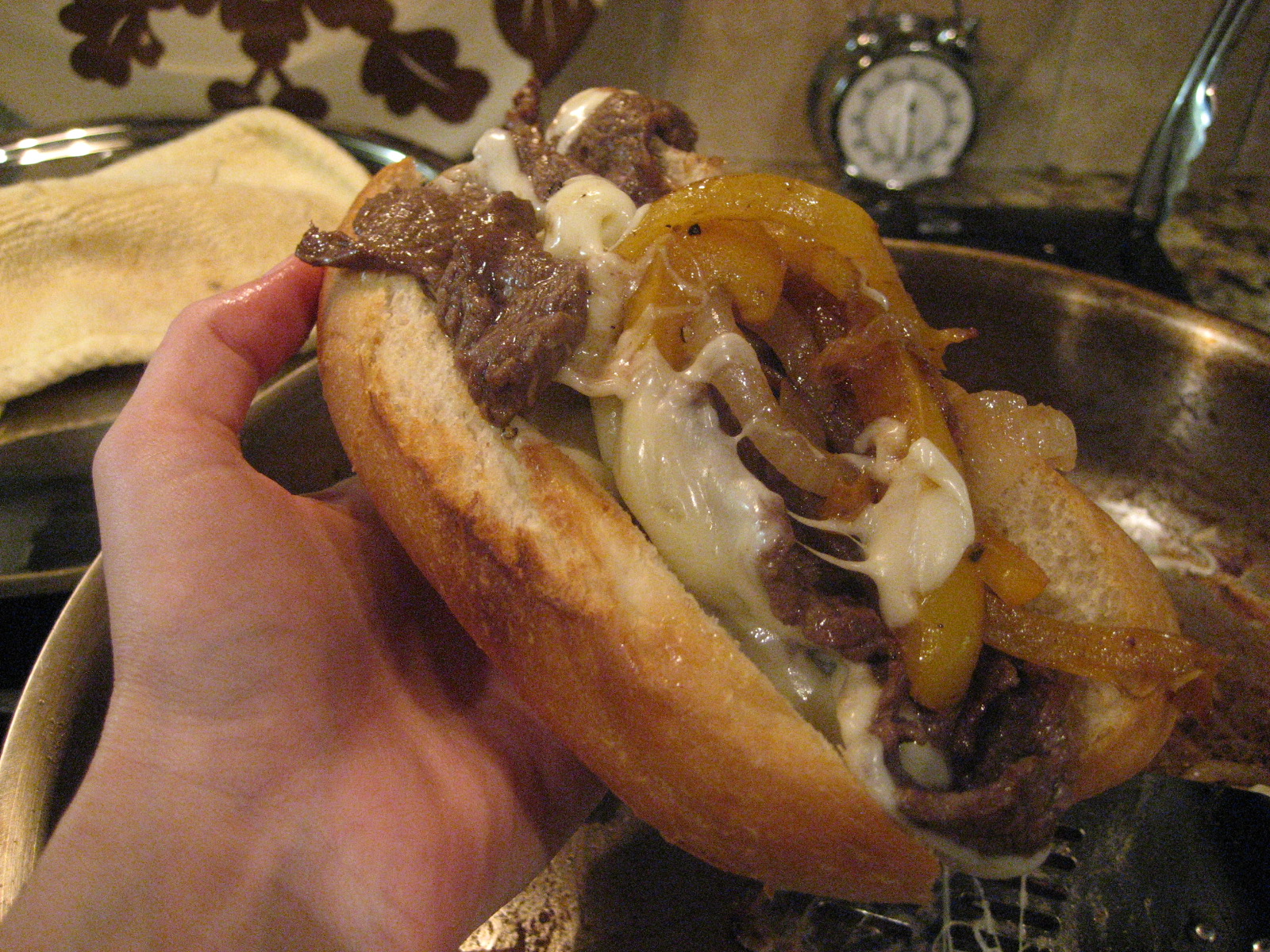 Literal Cooking: Cheesesteaks