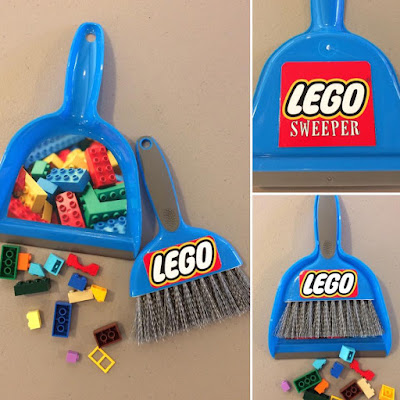 The Boho Bird: Dollar Store Hack: DIY Lego Sweeper