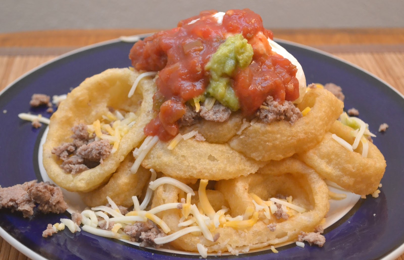 Onion Ring Tower Nachos Supreme - Building Our Story