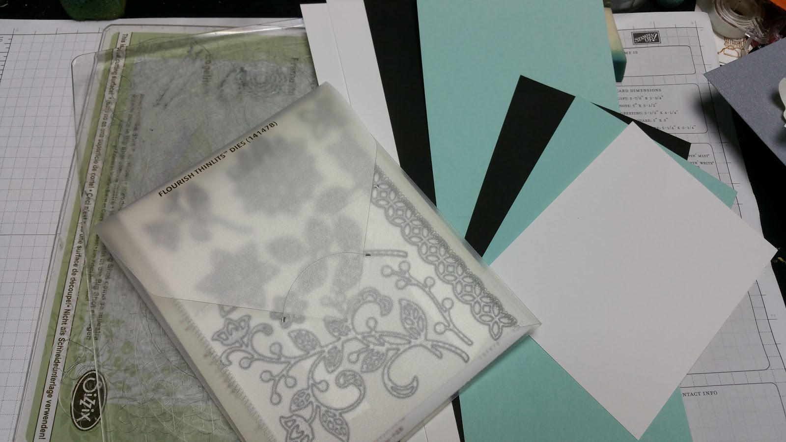 Home Made Memories: Two Tone Inlay With A Flourish!