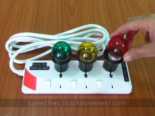 Toastmasters Speeches: Toastmasters Timing Lights - Simple and Easy DIY ...